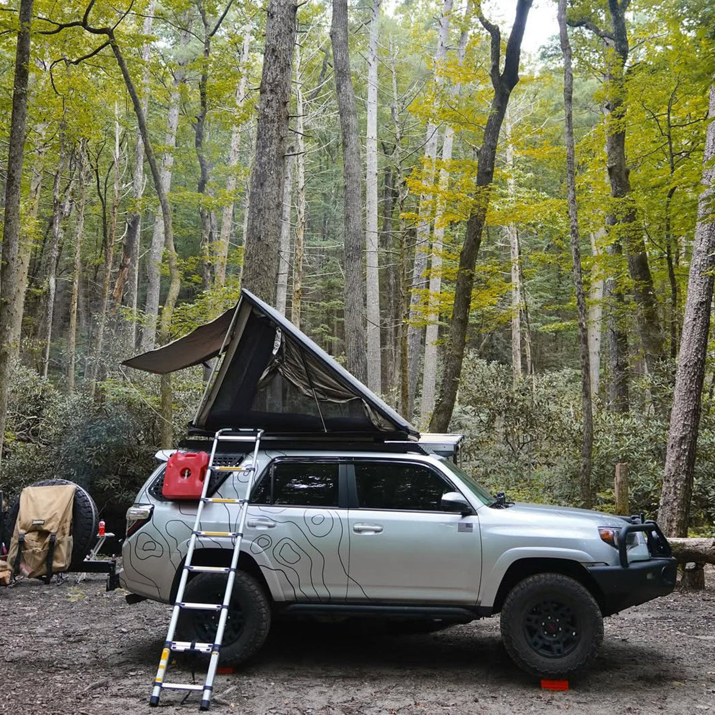 Wraplander DIY Topography Vinyl Wrap Full Car Kit — Tacoma Lifestyle