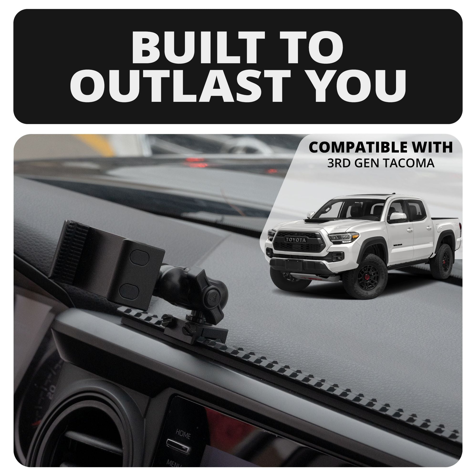 Tacoma Tablet Mount With Dash Bracket | Assault Track — Tacoma Lifestyle