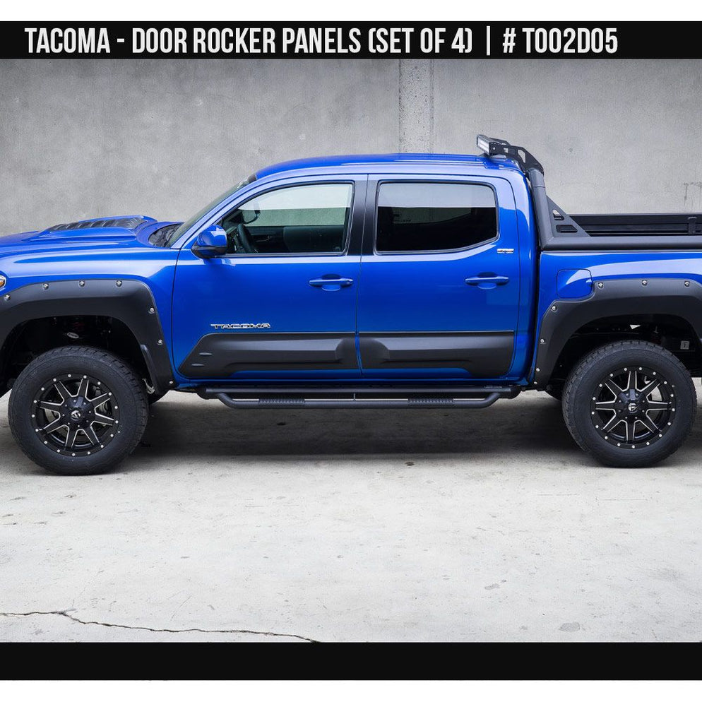 Air Design Door Rocker Panel Set For Double Cab Tacoma (2016-2023 ...