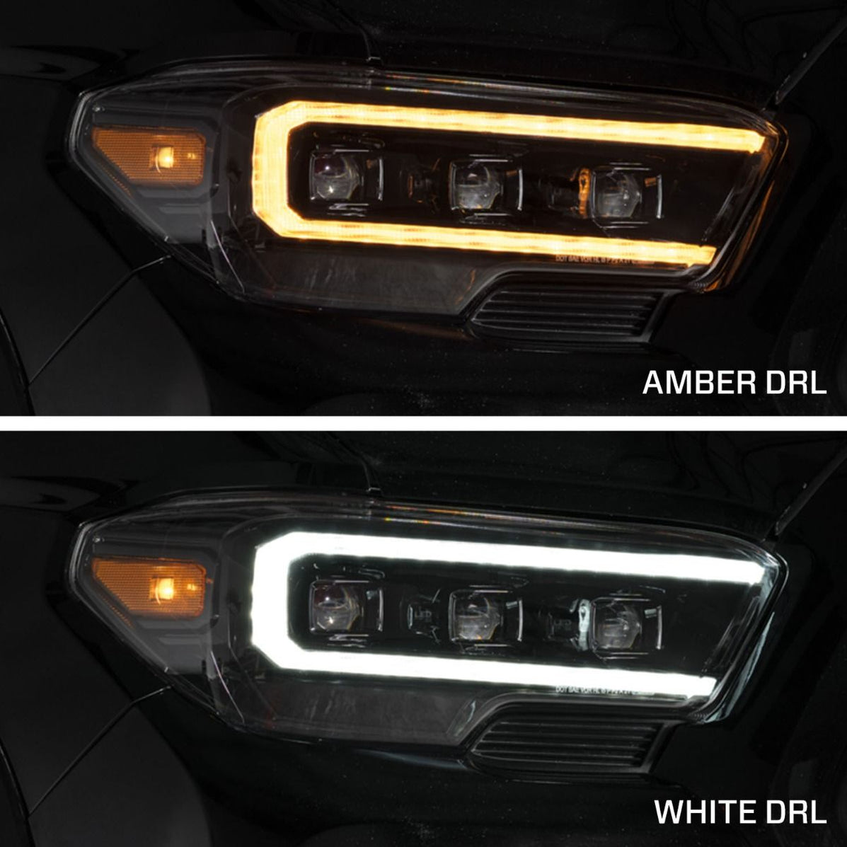 Form Lighting Projector Headlights With Selectable DRL For Tacoma (201 ...