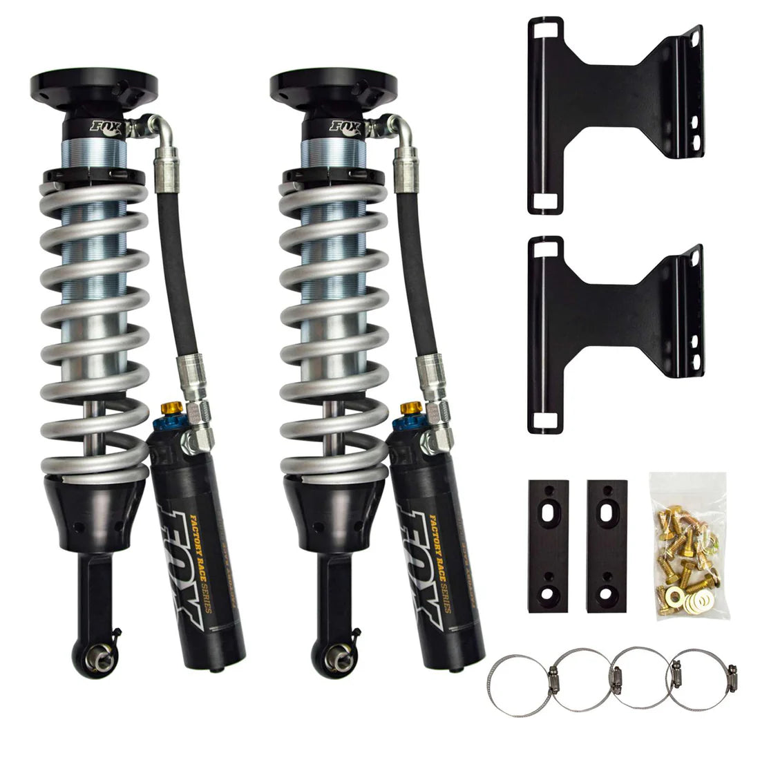 Fox Suspension 2.5 Factory Series Coil-Overs w/ DSC Reservoir Front Pa ...