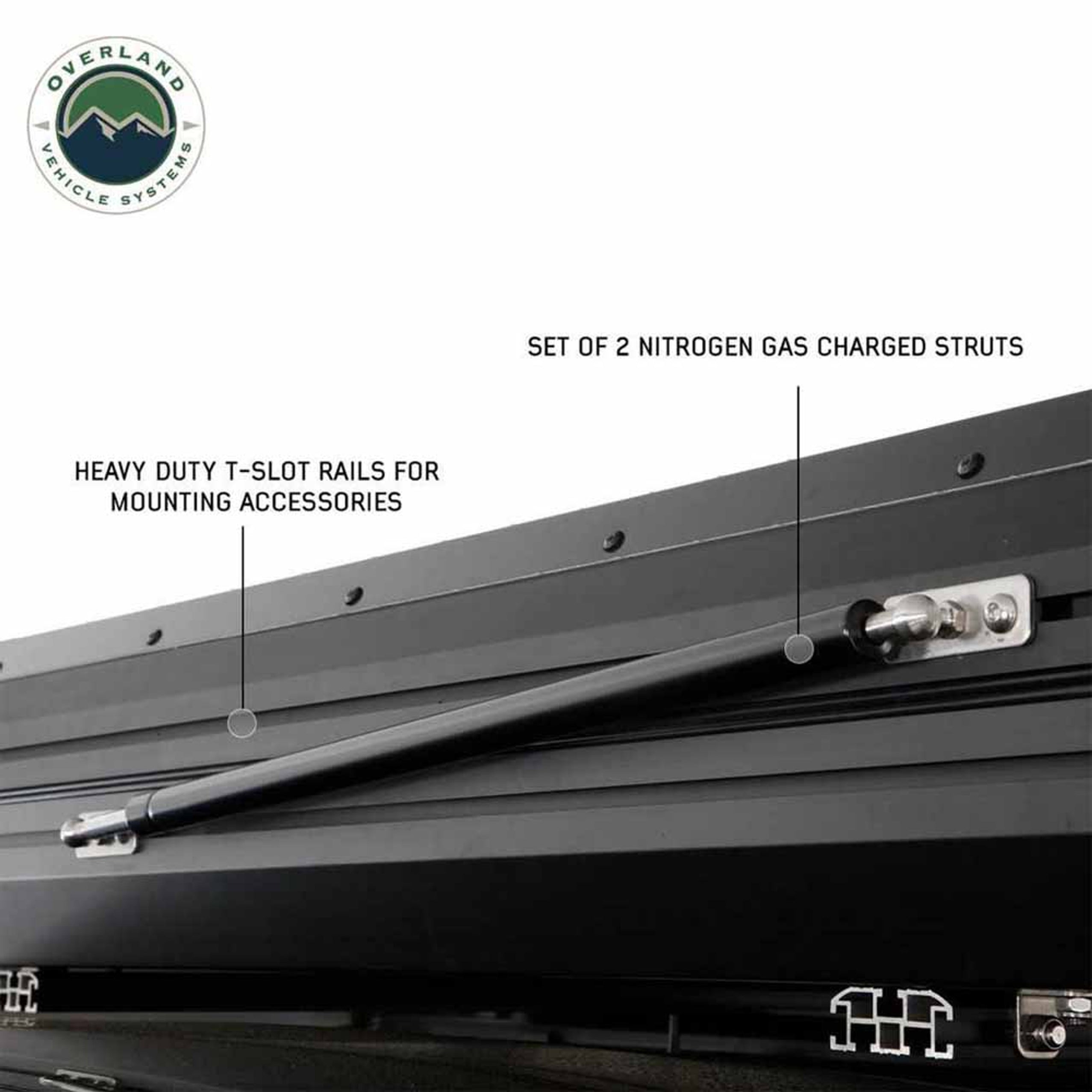 Overland Vehicle Systems HD Sidewinder Side Load Aluminum Hard Shell R ...