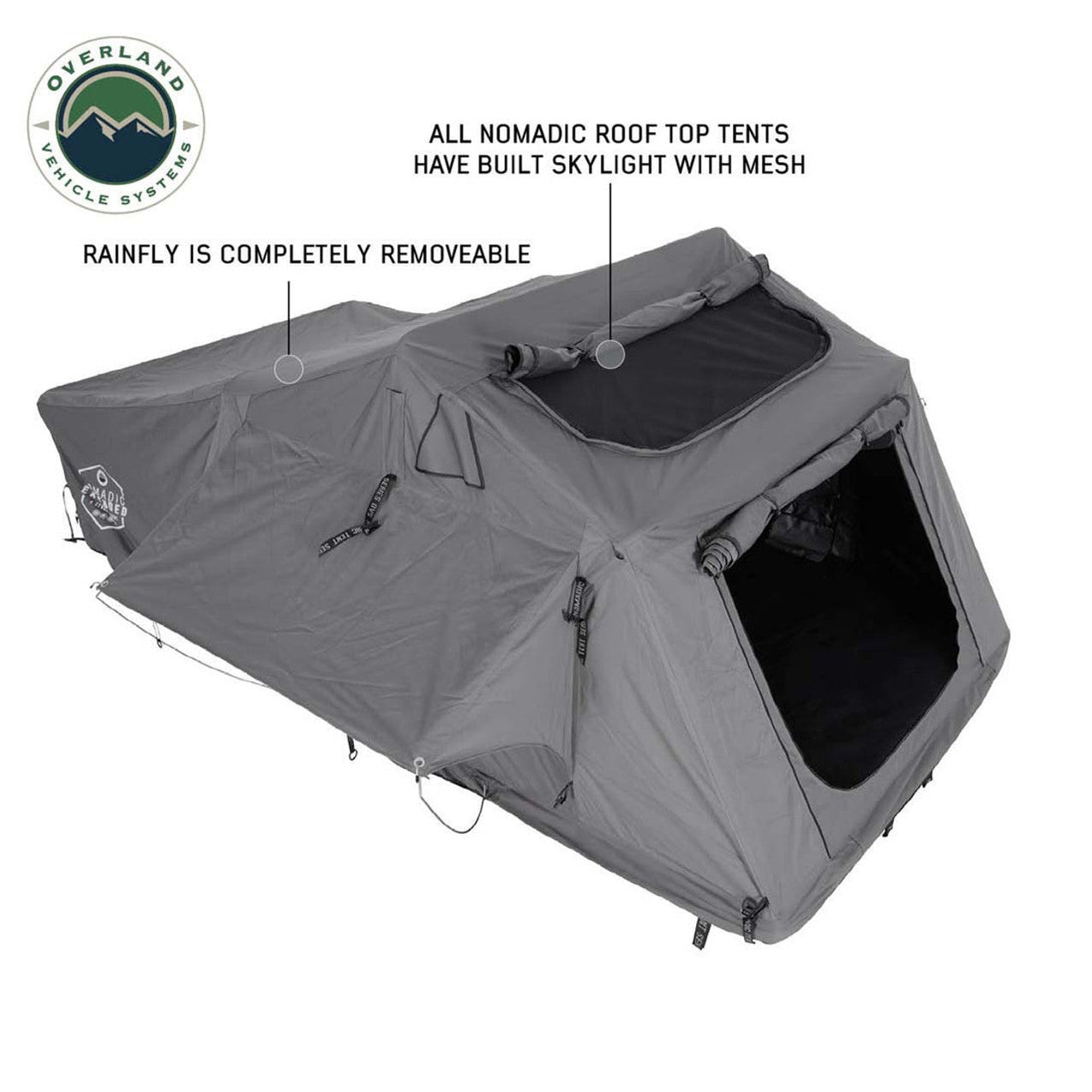 Overland Vehicle Systems HD Nomadic 4 Extended Soft Shell Roof Top Ten ...