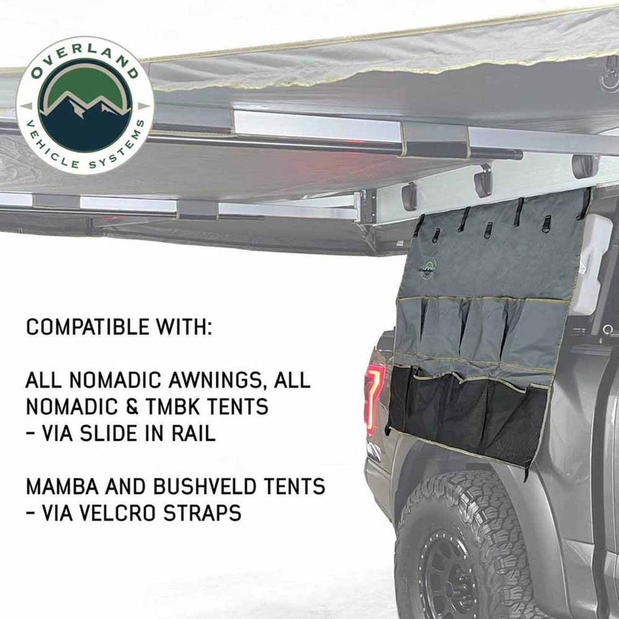 Overland Vehicle Systems Tent & Awning Organizer Storage — Tacoma Lifestyle