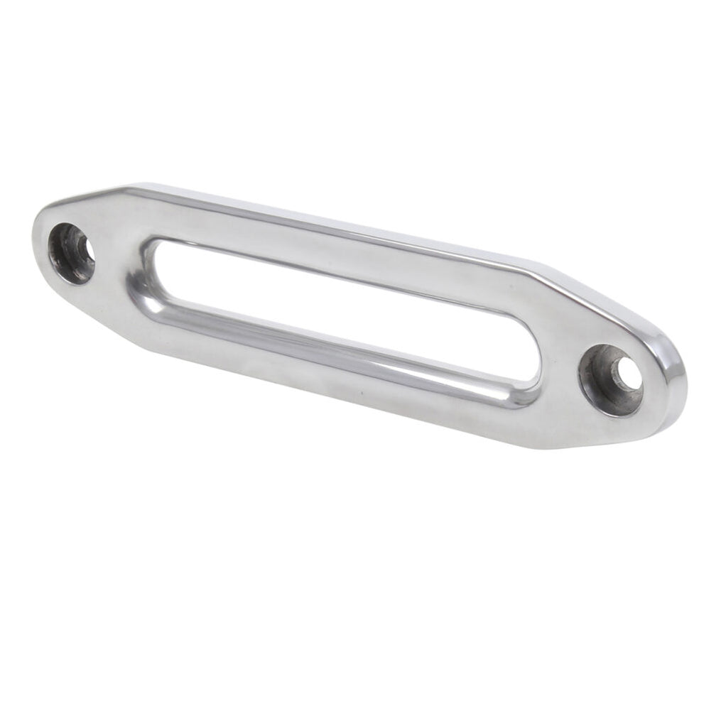 Smittybilt Aluminum Hawse Fairlead - Polished W/O Logo — Tacoma Lifestyle