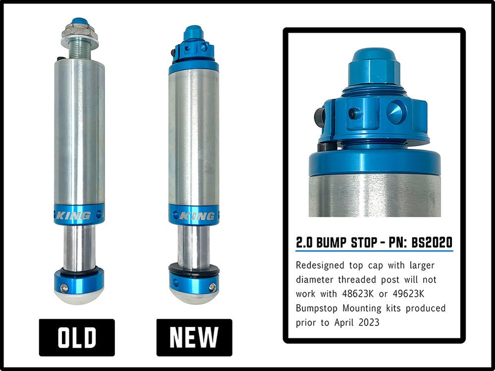 Total Chaos Bump Stop Mounting Kit W/King 2.0 Bump Stops For Tacoma (2 ...
