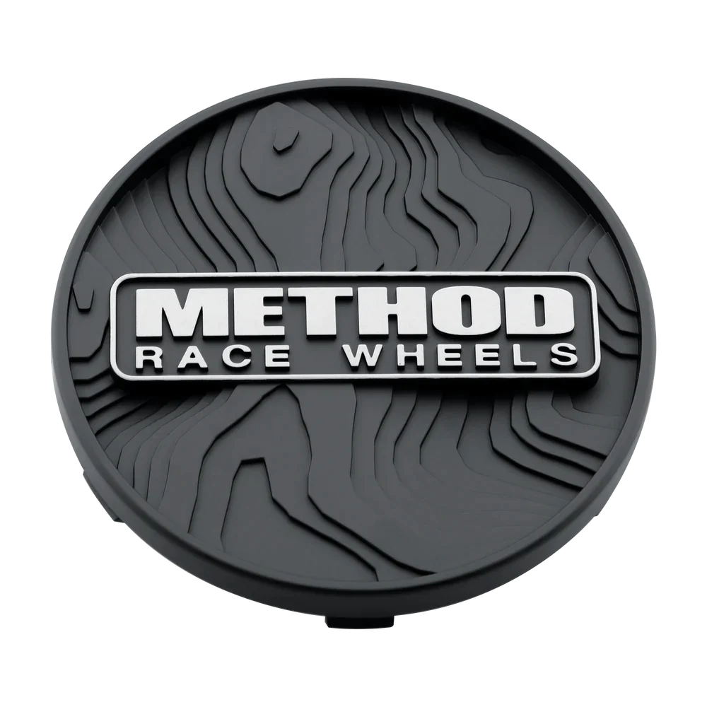 Method Race Wheels Center Cap - Topo Snap-In Black — Tacoma Lifestyle